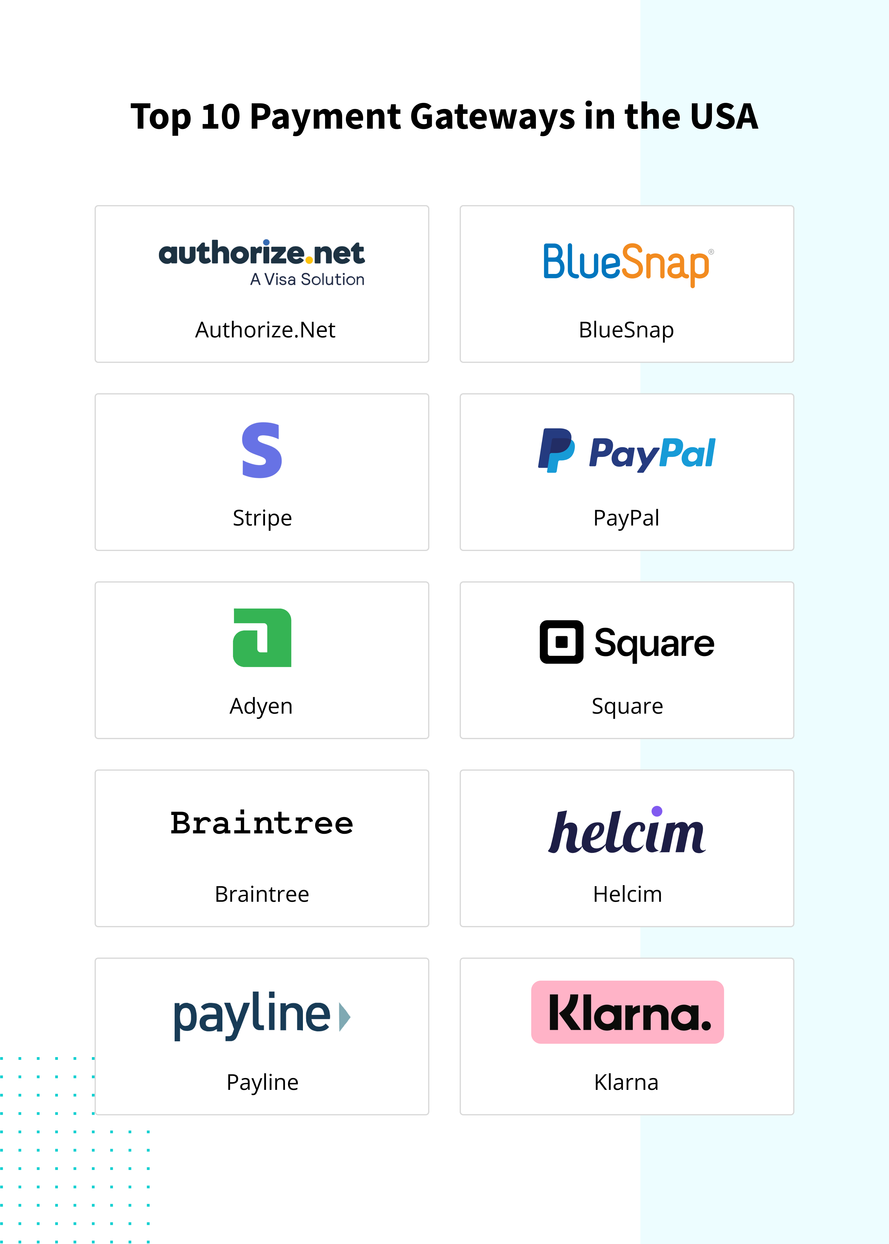 Top 10 Payment Gateways in USA You Need to Know